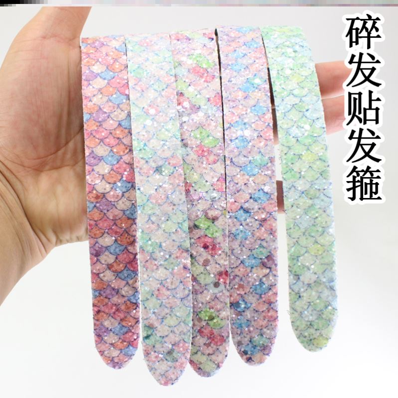 人鱼碎发贴魔法贴头发前额刘海贴魔术贴蝴蝶结大人神器宝宝魔法贴
