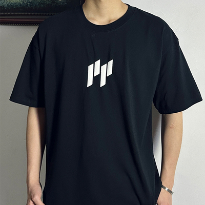 HELIPORT停机坪 发泡条纹短袖休闲男女情侣日常宽松潮牌上衣