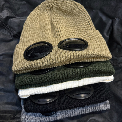 Company跨境冬男女防风保暖帽C.P