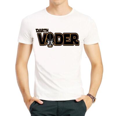 星球大战T恤白色达斯维达短袖尤达夏季衣服男女Star Wars T-shirt