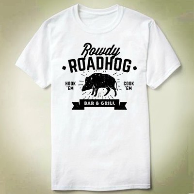 RowdyRoadhogBarGrill个性上衣DIYTee衣服T-ShirtT恤