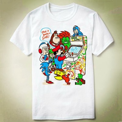 This Game Sucks Mario Street Fighter街霸Tee Shirt圆领-T恤