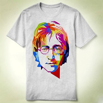Johnlennon约翰列侬个性上衣DIYTeeT-ShirtT恤衣服