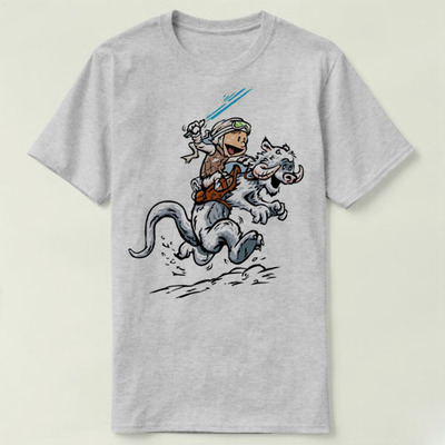 Calvin and Hobbes 凯文与霍布斯虎  男女Tee T-Shirt T恤 4