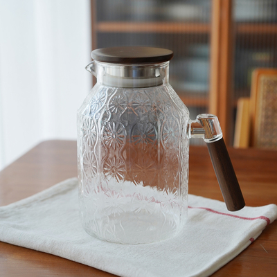 高硼硅复古大容量冷水壶茶水壶