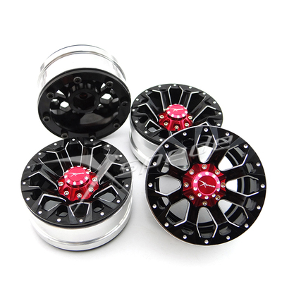 Xspede Axial SCX10II 90046 90047 TRX-4铝锁胎轮毂1.9寸2个RC车