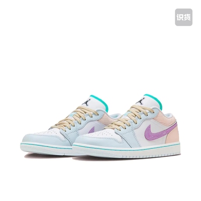 耐克Air Jordan 1 Low AJ1米粉色低帮舒适休闲FV3623-151 广东dc