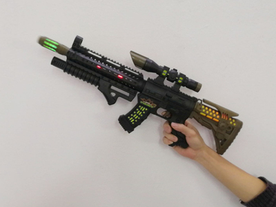 东发闪光儿童礼物电动玩具枪