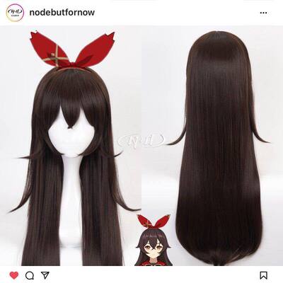 ND家安柏原神cos假发仿真头皮