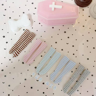 【小六过膝袜】bjd azone6分 ob22 ob24 blythe 多色条纹大腿袜