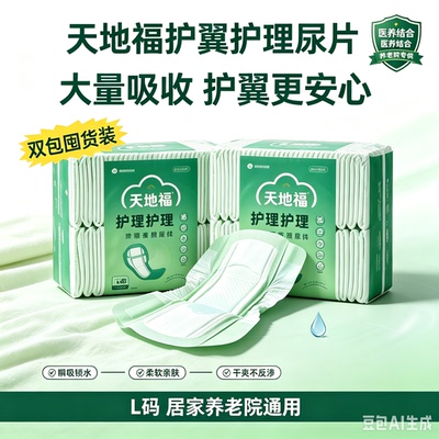 天地福成人纸尿片T型加厚一次性养老院专供批发
