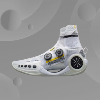 李宁韦德之道9 GrayBoy灰孩子 白武士 减震回弹篮球运动鞋ABER003