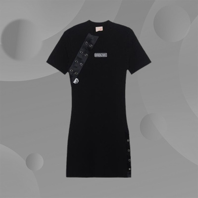 李宁秋季新品反伍街头女王系列运动休闲修身连衣裙ASKR172