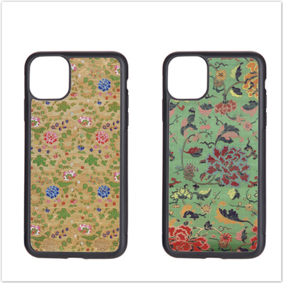 适用于中国风14复古吉祥花纹iPhone15Promax手机壳XR适用苹果7plu