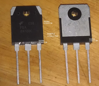 全新 FQA8N100C 1000V8A 三极管 NPN道 TO-3P封装  场效应管