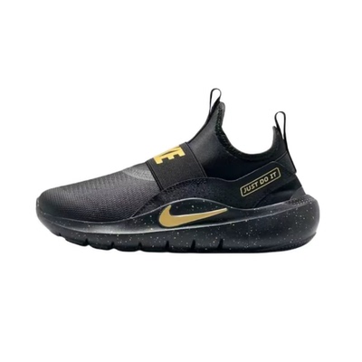 Nike黑色GS大童低帮跑步鞋