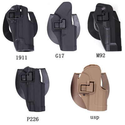 GLOCK格洛克腰部战术快拔套CS野战腰套G17/M92/USP/P226/1911枪套