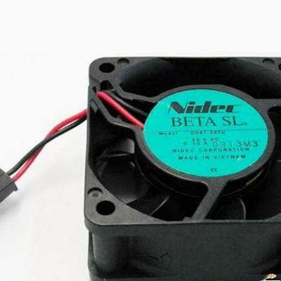 全新原装日本NIDEC 6CM 60*60*25变频器风扇24V 0.1A D06T-24TU