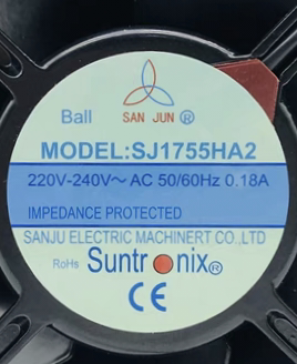 台湾三巨SANJUN SJ1755HA2 220V 17055 全金属耐高温机柜散热风扇