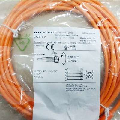 IFM传感器连接线缆EVC244 EVC412 EVT001 EVC023 EVC490 EVC070