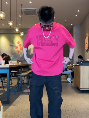 其他短袖流行青年刺绣短袖T恤男