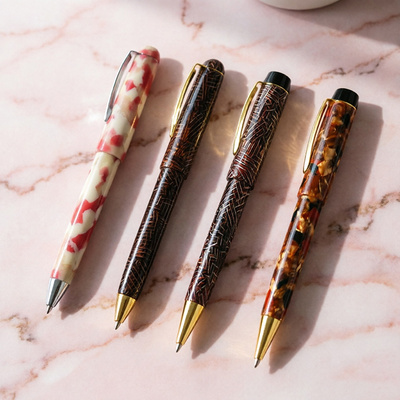 直邮京都赛璐珞 Kyoto celluloid圆天冠/平天冠原子笔高颜值