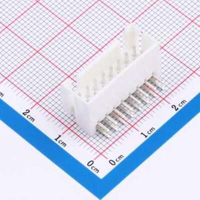 HC-XHD-2*8AW-05 线对板针座 2x8P 间距:2.5mm 弯插 弯插,P=2.5mm