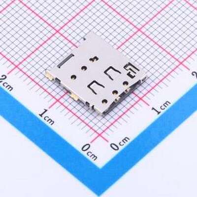 SMN-302-ACP7 SIM卡连接器 自弹式 NanoSIM卡 卡座 SMD