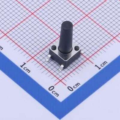 KH-6X6X13H-STM 轻触开关 6*6*13mm 立贴 轻触开关 SMD