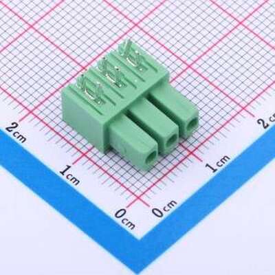 JL15EDGA-38103G01 插拔式接线端子 1x3P 3.81mm 排数:1 每排P数: