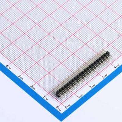 HDGCPH20-PZ2-21 排针 2.0直插排针L8.7/2.8/3.9 2x21P 插件,P=2m