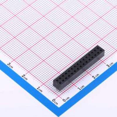 CSFA201-1502A001R1AC 排母 2x15P 间距:2mm 直插 插件,P=2mm
