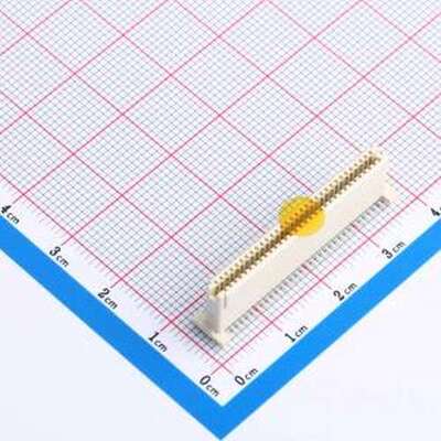 IPCB10A31F64C7V 板对板与背板连接器 PIN:64P 间距:1mm 母 SMD,P