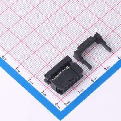 DS1016-10MANBB IDC刺破式连接器(牛角/简牛) 2.54mm 2x5P 排数:2