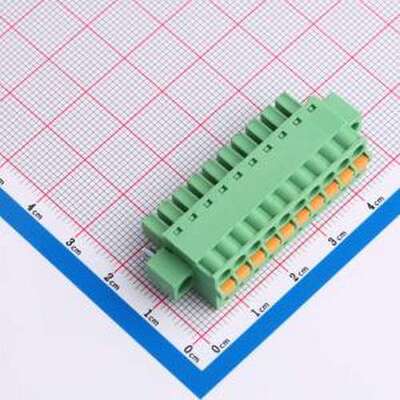 JL15EDGKDM-38110G01 插拔式接线端子 螺丝固定 1x10P 3.81mm 排