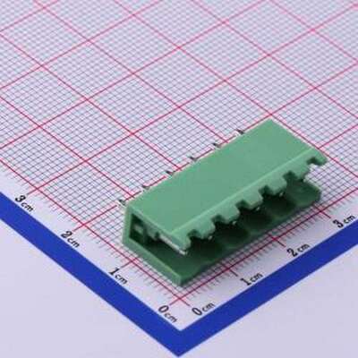 XY2500V-A-5.00-6P 插拔式接线端子 1x6P 5mm 排数:1 每排P数:6