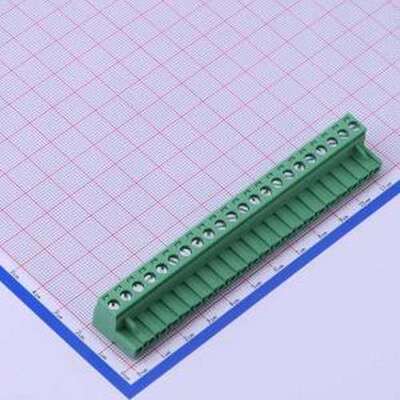 DB2EK-5.08-22P-GN-S 插拔式接线端子 5.08mm 1x22P 排数:1 每排P