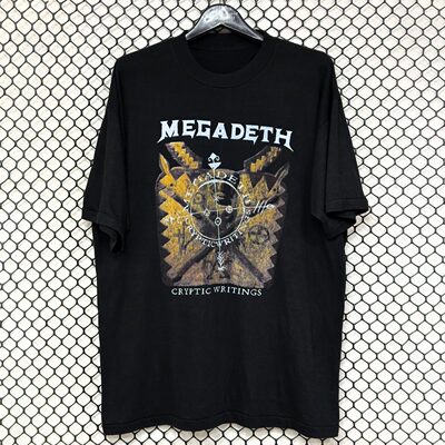 Megadeth美式复古高街潮牌T恤