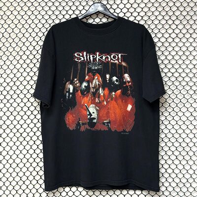 Slipknot活结乐队复古风短袖T恤