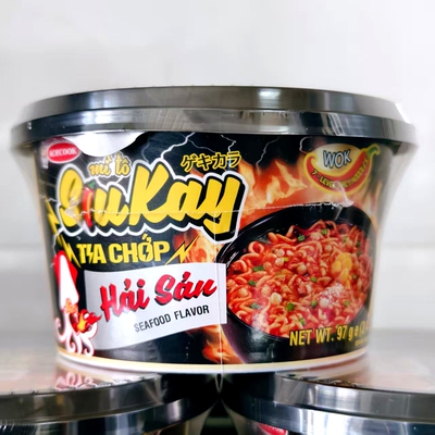 Acecook越南进口辣海鲜碗面