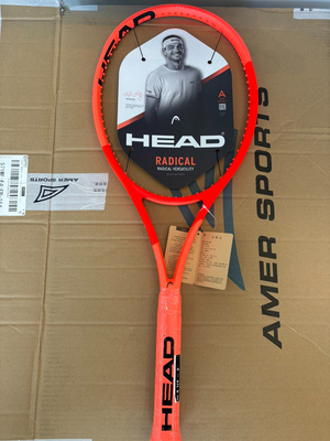 HEAD海德L4网球拍Radical 2025新款张之臻弗里茨全碳素专业拍PRO