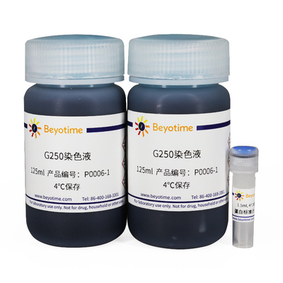 碧云天Beyotime P0006 Bradford蛋白浓度测定试剂盒