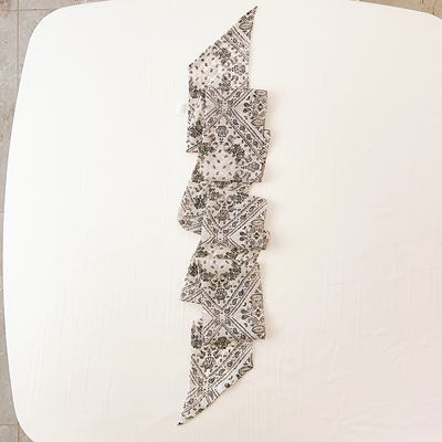 100%桑蚕丝10X150cm双层飘逸长款