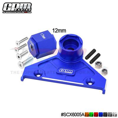 AXIAL 1/6 SCX6 JEEP JLU WRANG LER 4WD铝合金后备胎定位支架