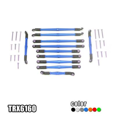 TRAXXAS 1/10 TRX6 奔驰 G63 6X6铝合金正反牙可调校上下龙骨拉杆