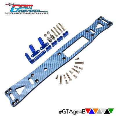 TAMIYA TA08 PRO 1/10 SCALE RADIO 4WD 增加二楼板/蓝色碳纤款