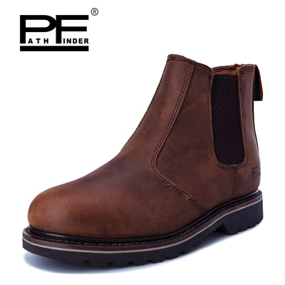 春夏PF男靴短靴真皮马丁靴牛仔靴切尔西靴男短筒户外靴高帮鞋5613