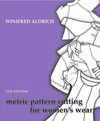 F24米式女装平面结构制版打板纸样裁剪metric pattern cutting