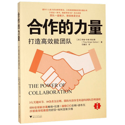 合作的力量 打造高效能团队 (美)西娅·辛格·斯皮策(Thea Singer Spitzer)  正版书籍