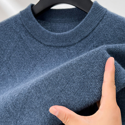 秋冬大白鲨男装官方旗舰店忘不了同款款羊毛衫男士内搭圆领保暖套